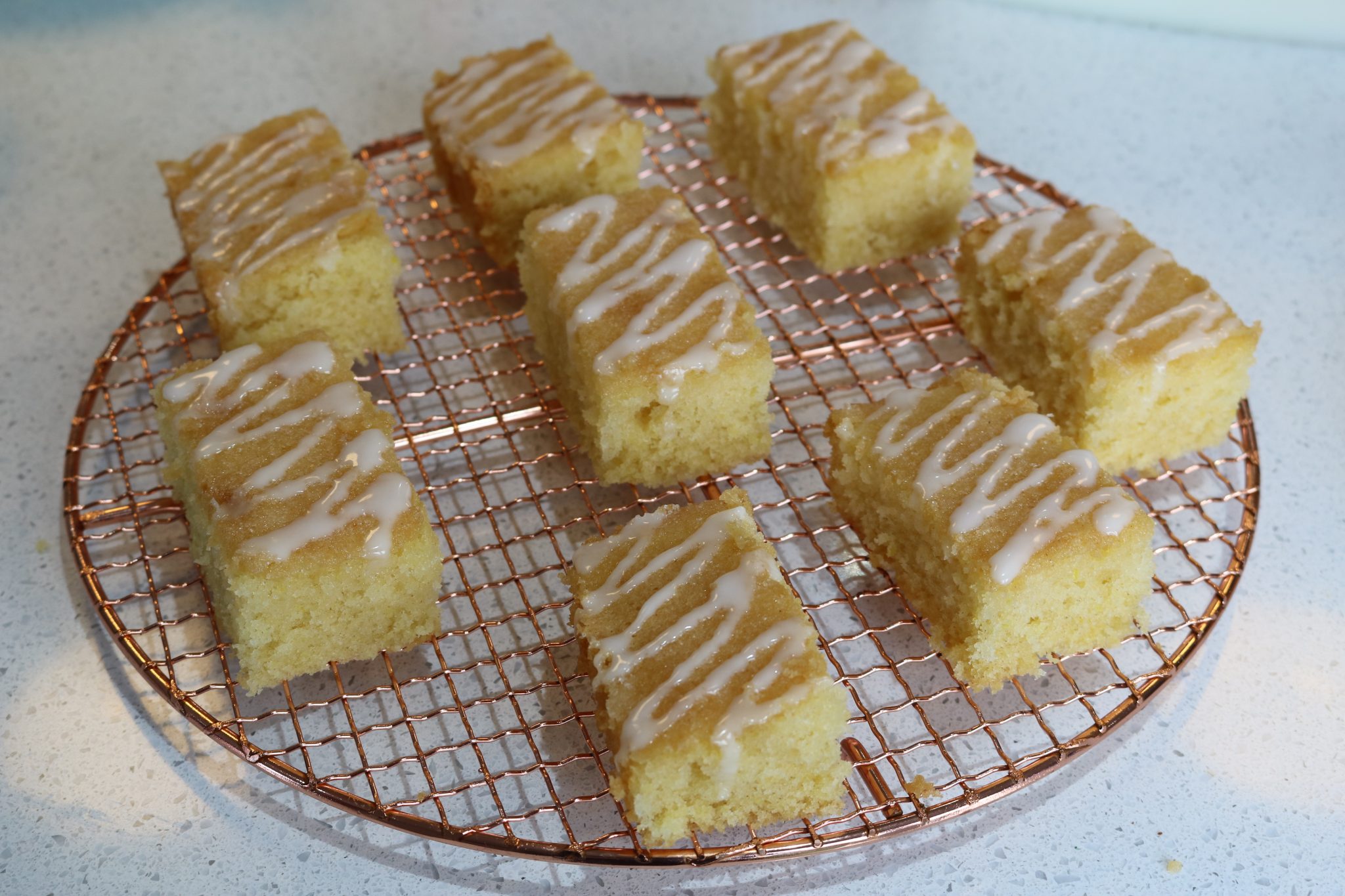 Lemon Drizzle Bars – Baking Dairy Free